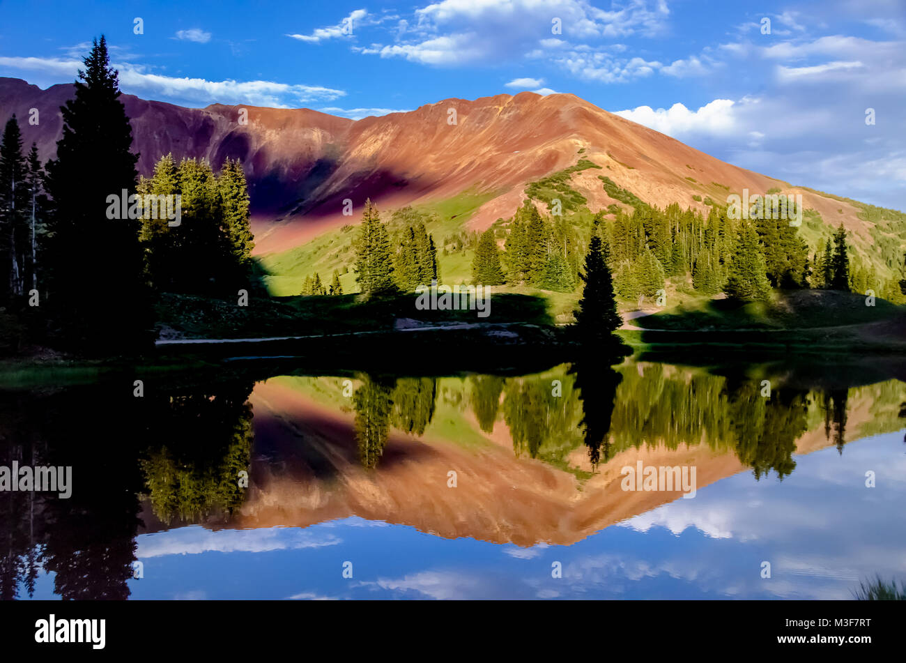 Red Mountain Pass in the San Juan Mountains of Southwestern Colorado ...