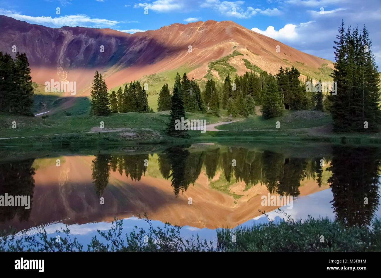 Red Mountain Pass in the San Juan Mountains of Southwestern Colorado ...