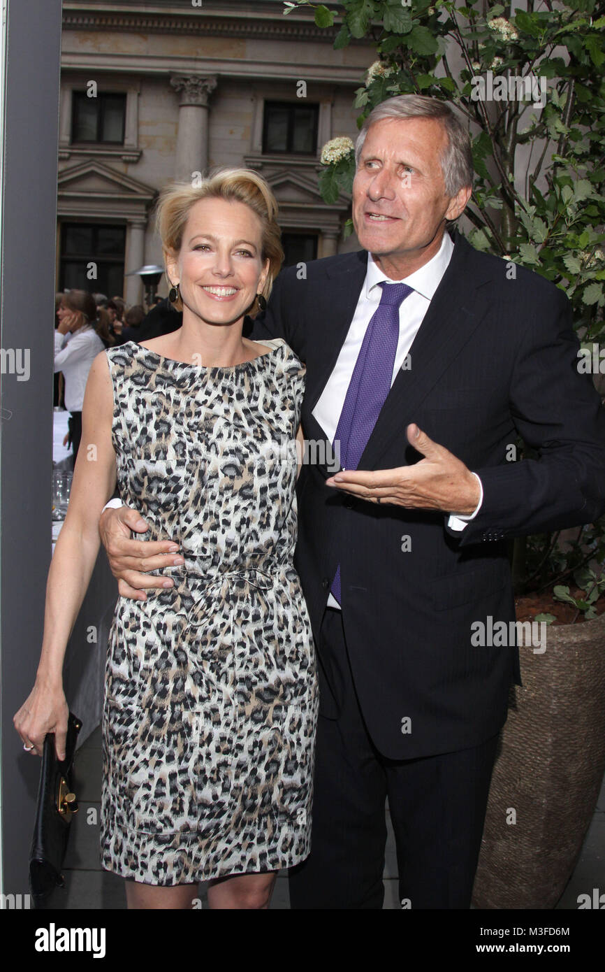 Goldene Feder 2009, Hamburg, 14.05.2009, Ulrich Wickert - Frau Julia ...