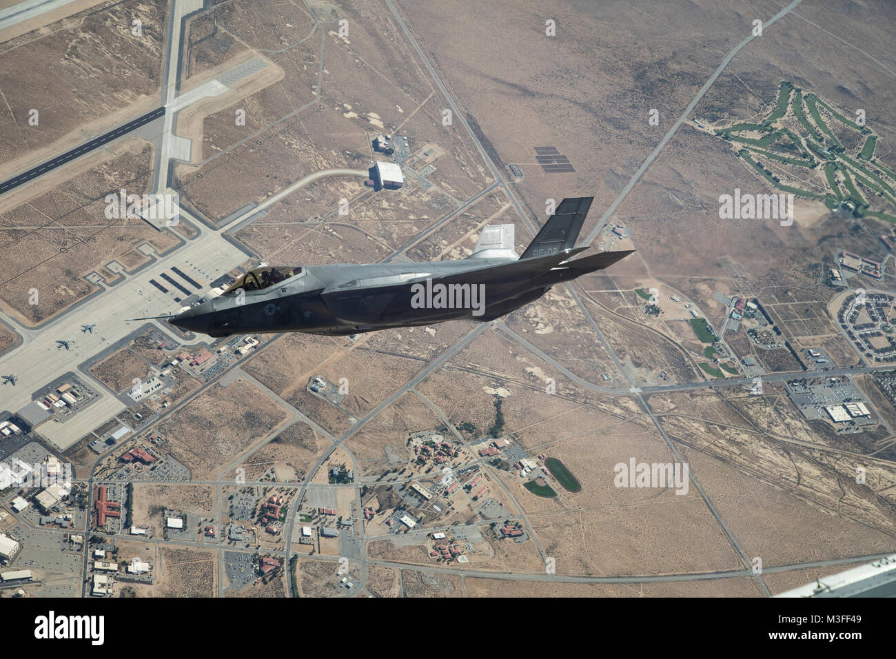 An F-35A Lightning II from the 461st Flight Test Squadron soars over ...