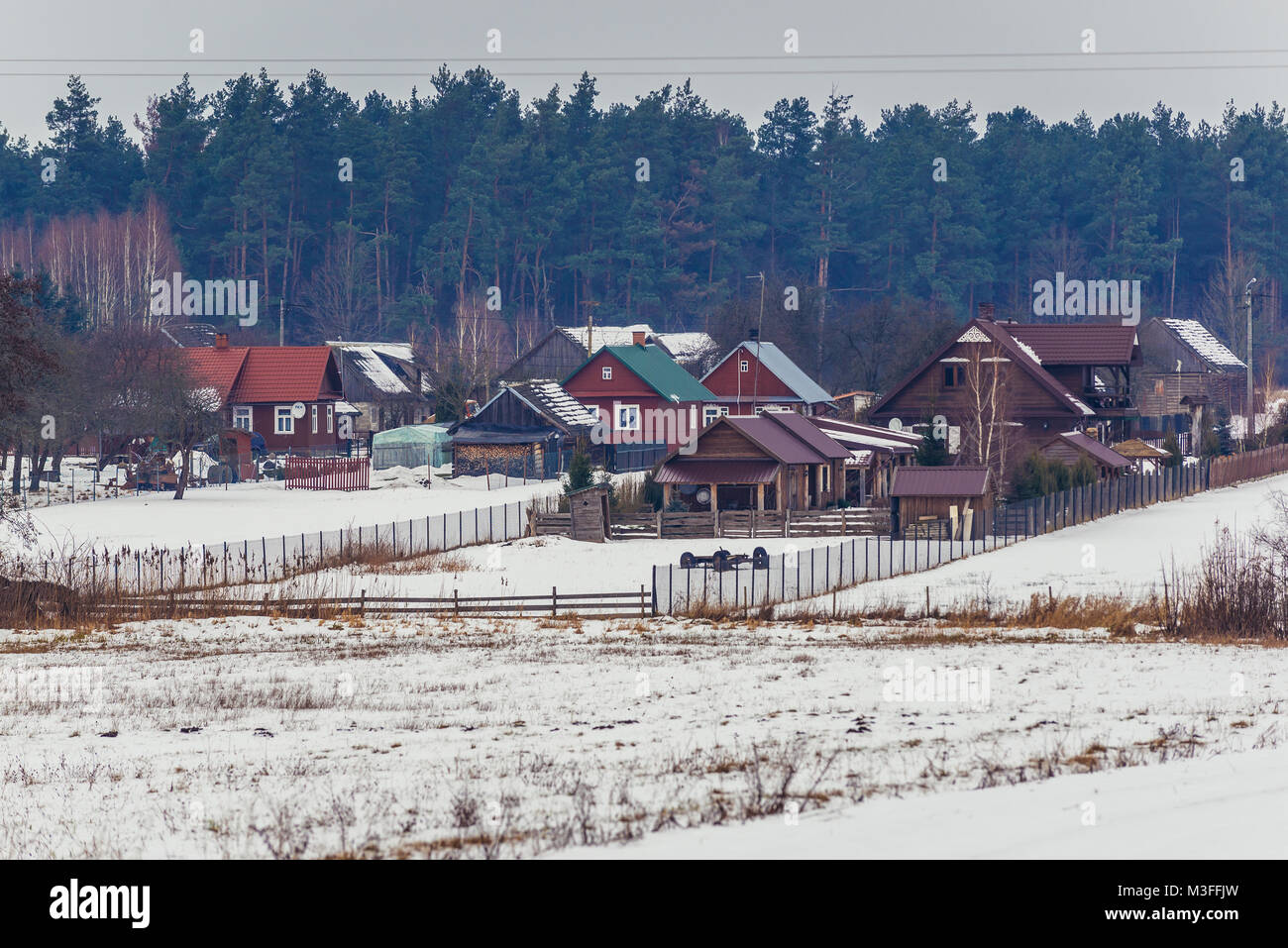 Soce village on so called The Land of Open Shutters trail, famous for ...