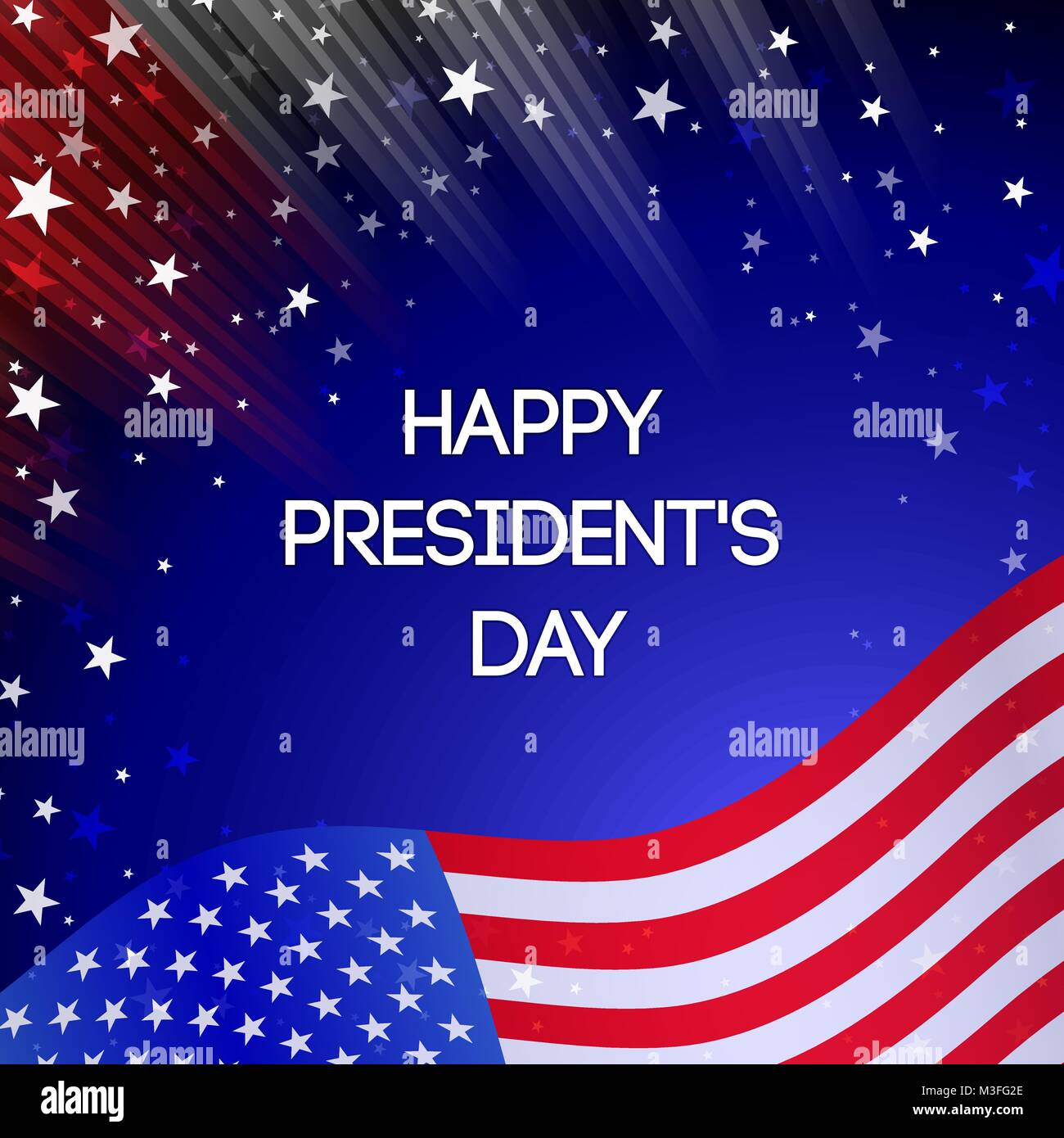 American flag banner vector Stock Vector Images - Alamy