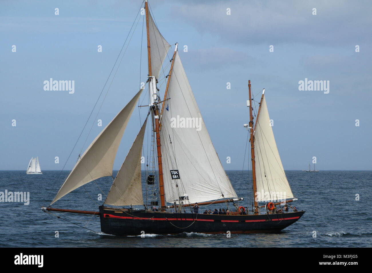 Brixham Trawler Leader Stock Photo - Alamy