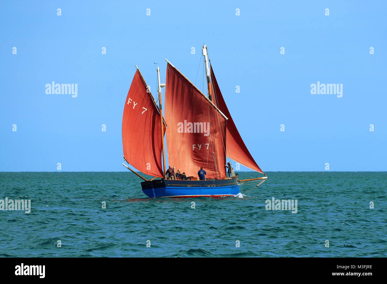 Looe Lugger 'Our Daddy' Stock Photo - Alamy