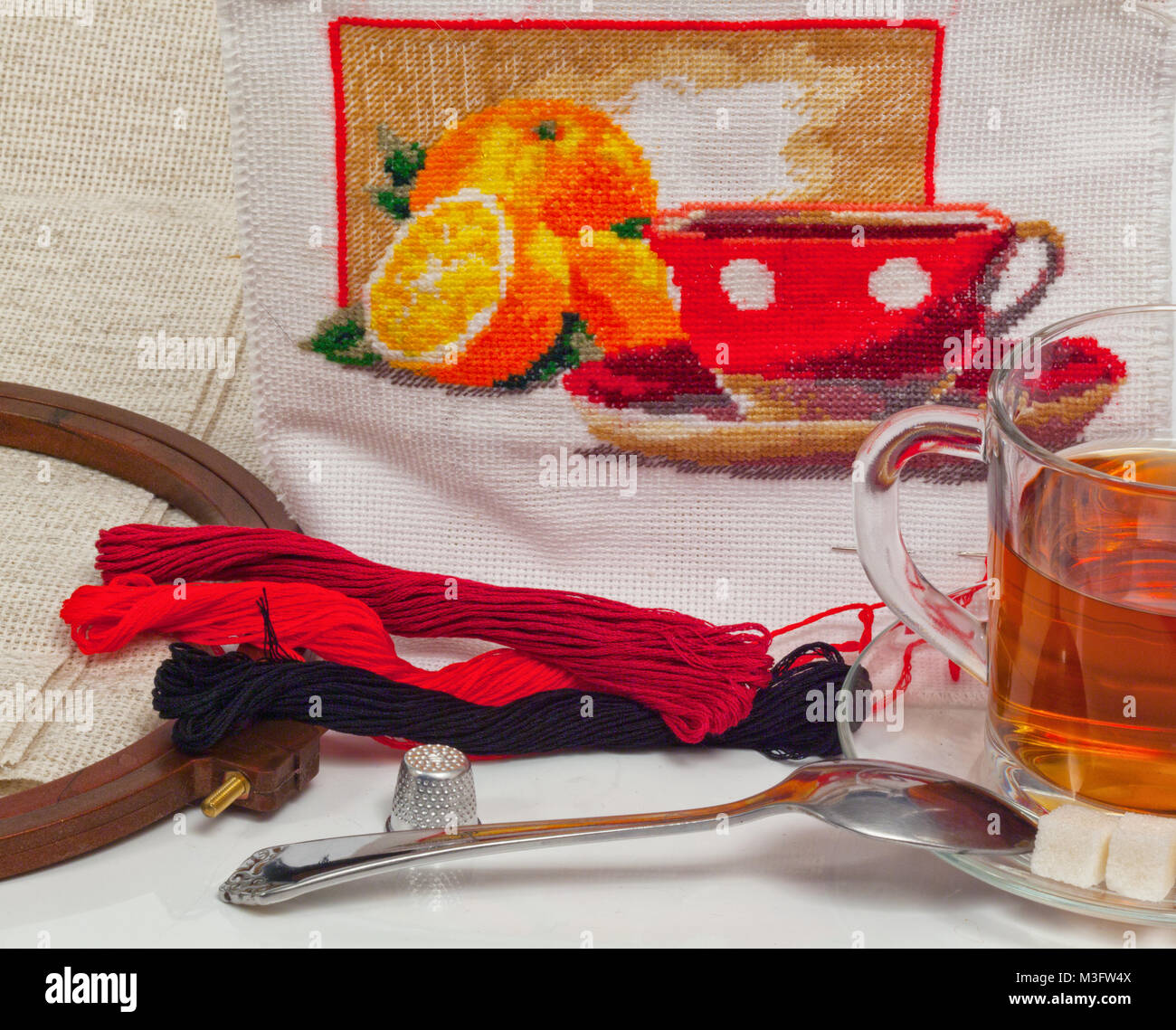 Needlework symbol hi-res stock photography and images - Alamy