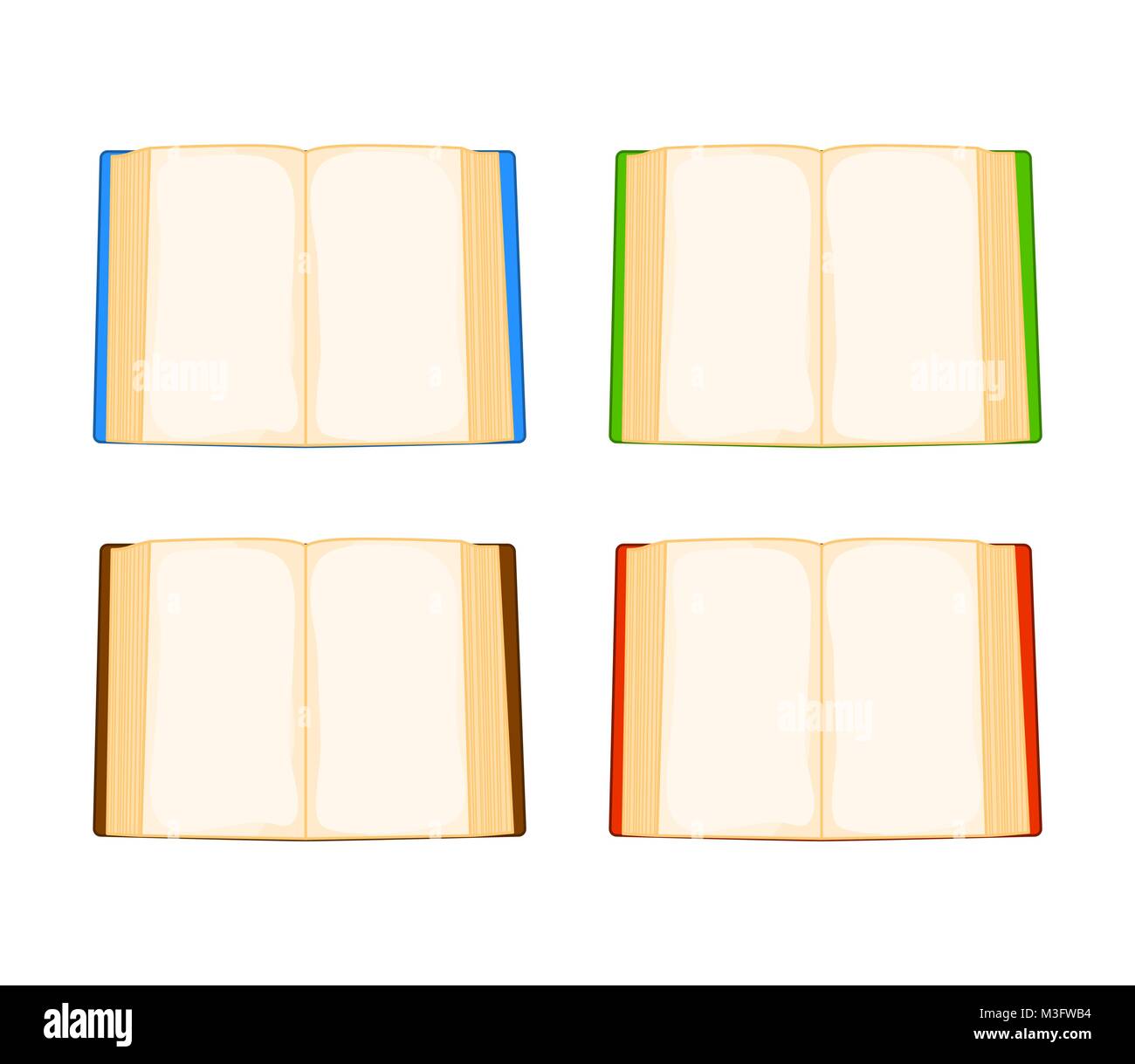 Cartoon open book hi-res stock photography and images - Alamy