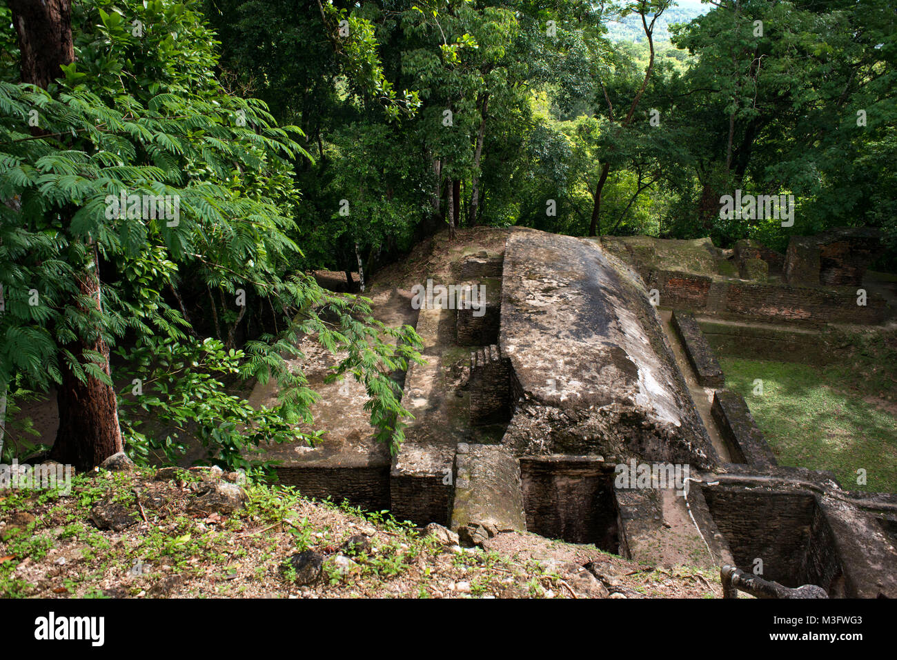 Cahal Pech mayan ruins, near San Ignacio, Cayo, west Belize, Central ...