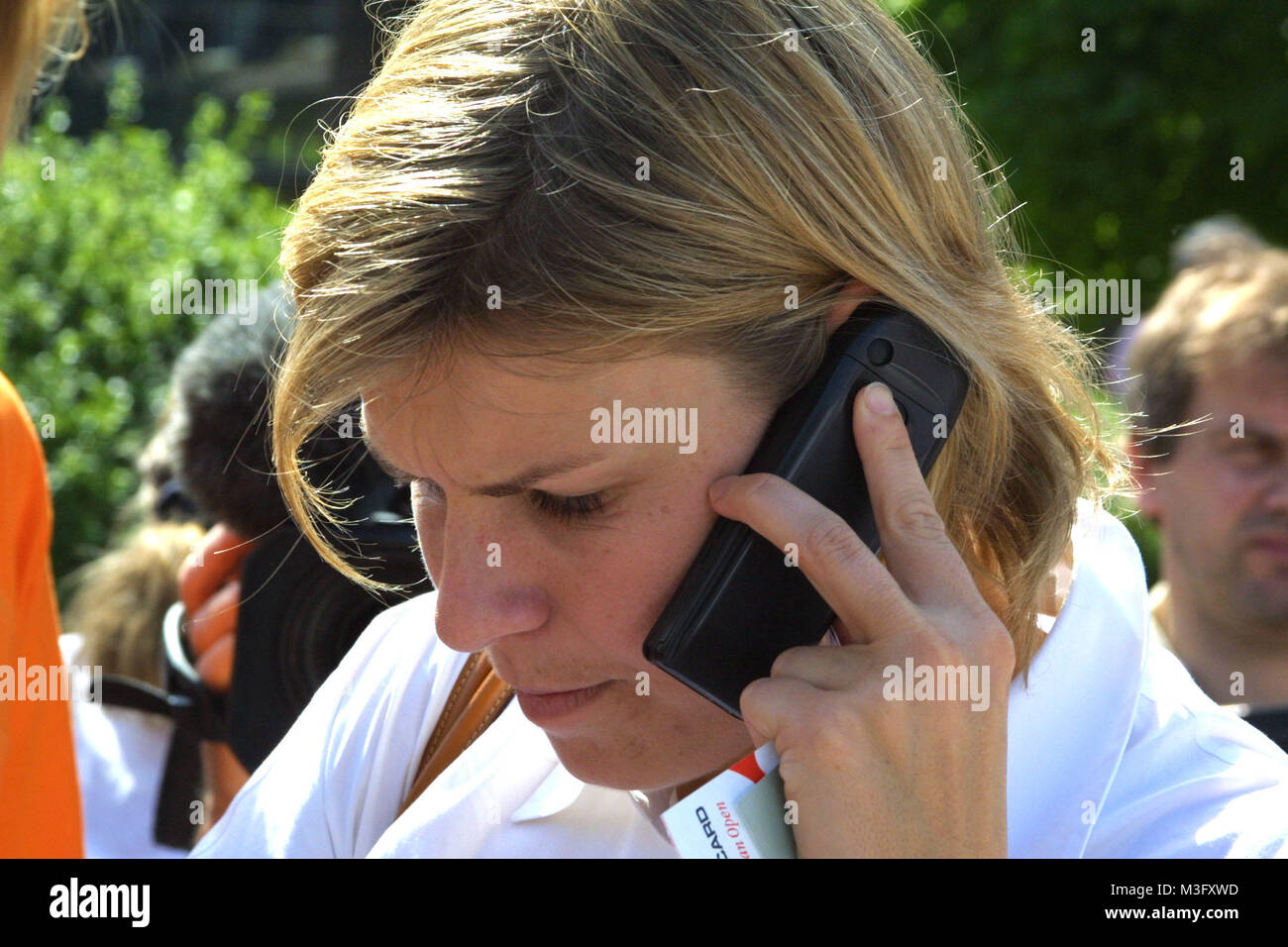 GERMAN OPEN BERLIN 2002 ANKE HUBER Stock Photo - Alamy