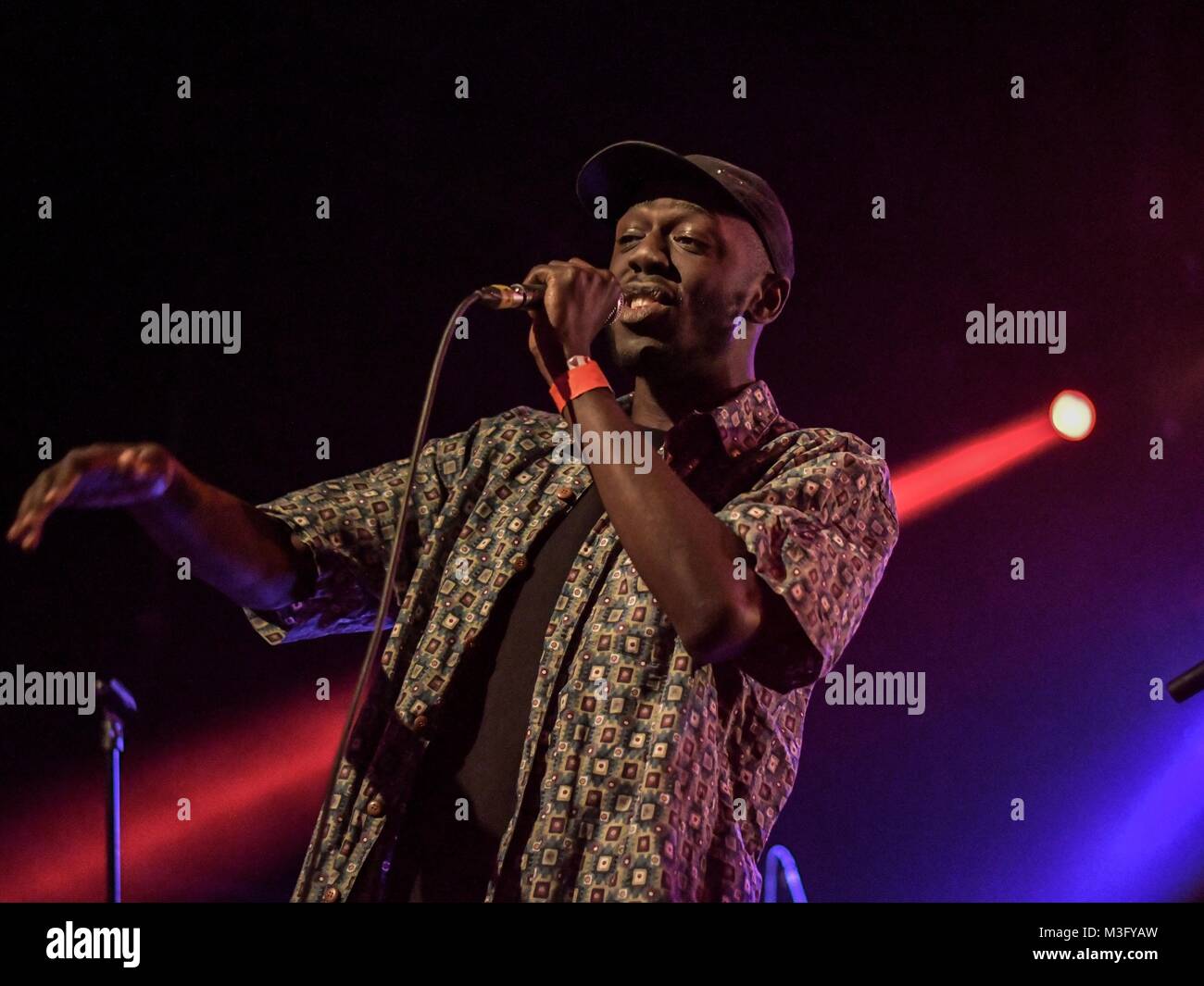 MC Nelson - Invisible Wind Factory Liverpool - 09/02/2018 Stock Photo ...