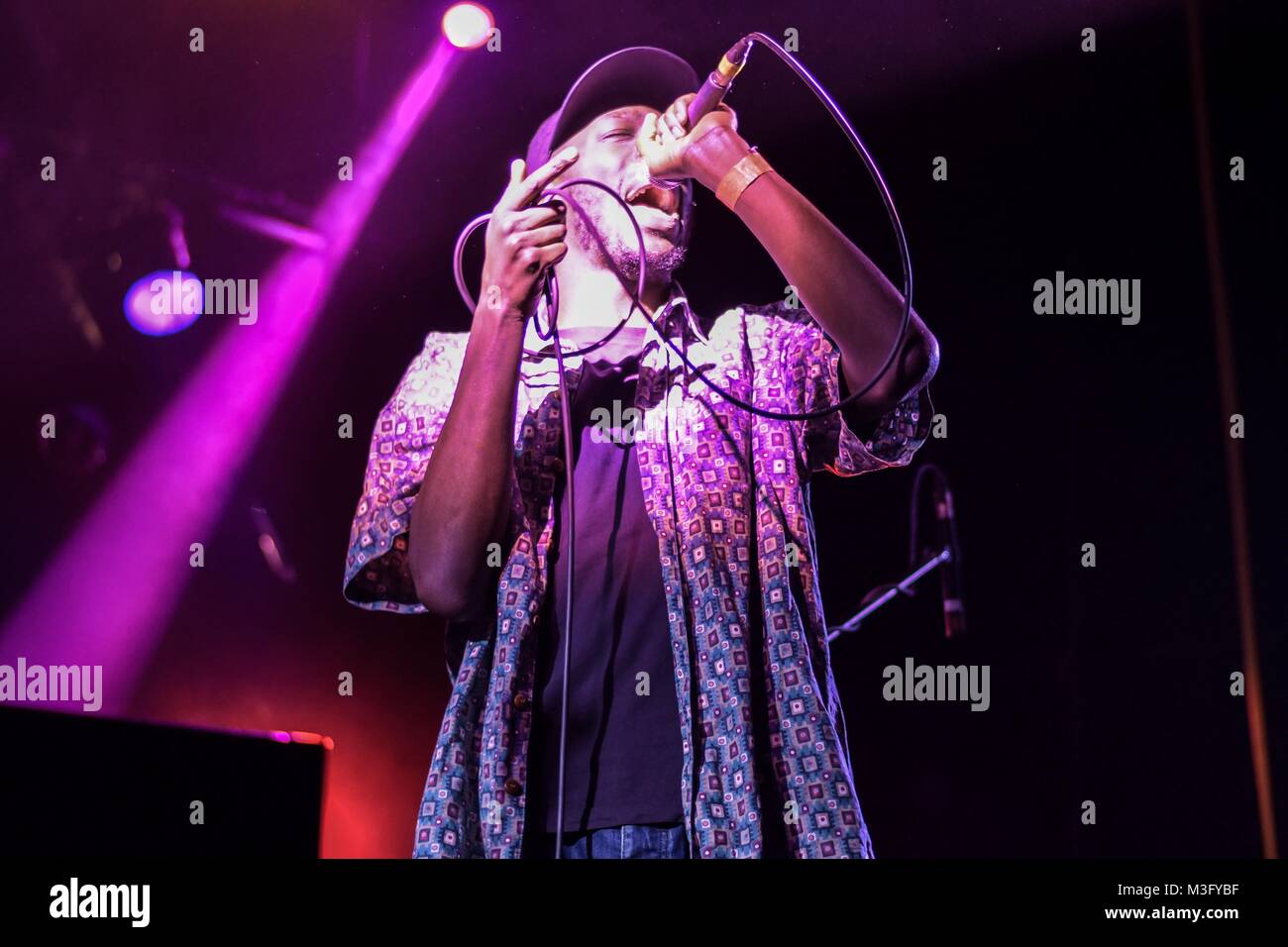 MC Nelson - Invisible Wind Factory Liverpool - 09/02/2018 Stock Photo ...