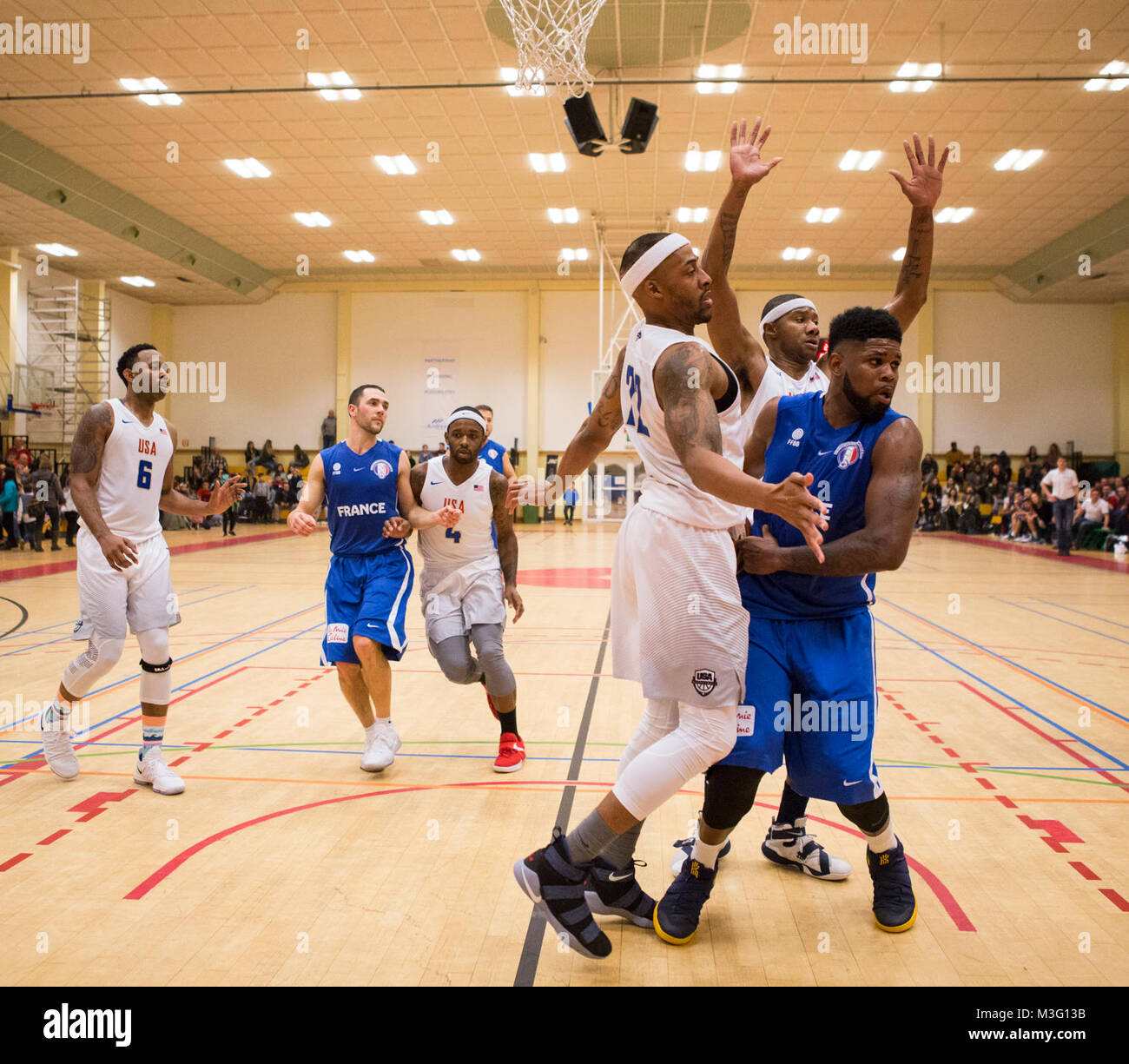 Armed forces basketball tournament hi-res stock photography and images ...