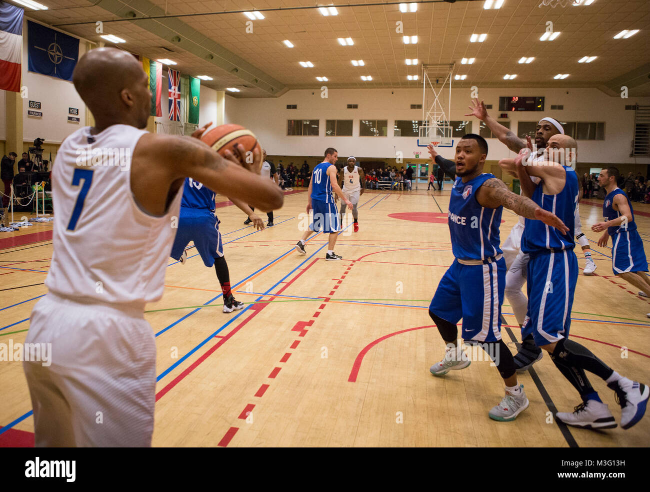 Armed forces basketball tournament hi-res stock photography and images ...