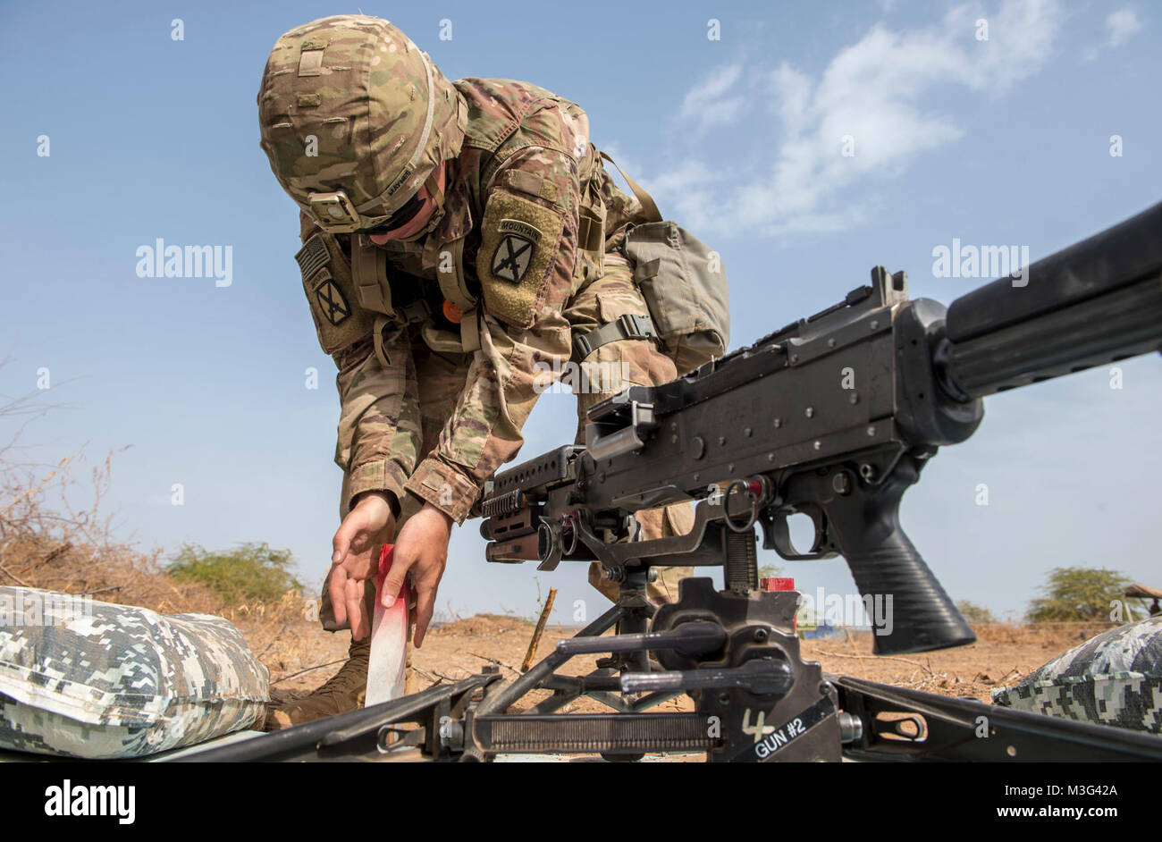 A U.S. Army Soldier assigned to Combined Joint Task Force - Horn of ...