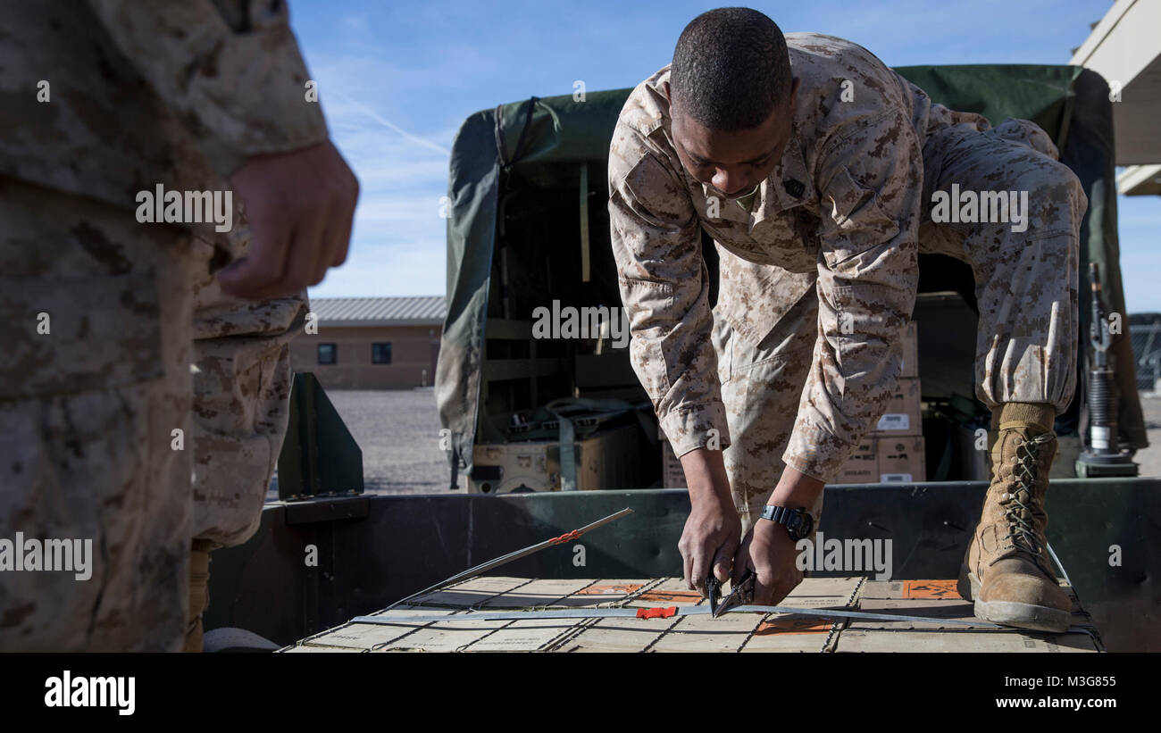 U.S. Marine Corps Gunnery Sgt. Jermaine M. Vereen, operations chief ...
