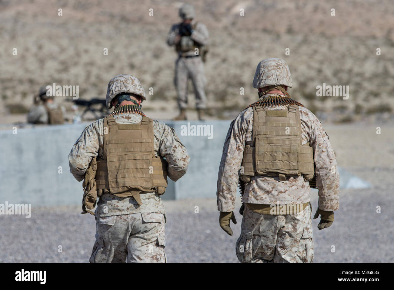 U.S. Marines with Bravo Battery, 2nd Low Altitude Air Defense (LAAD ...