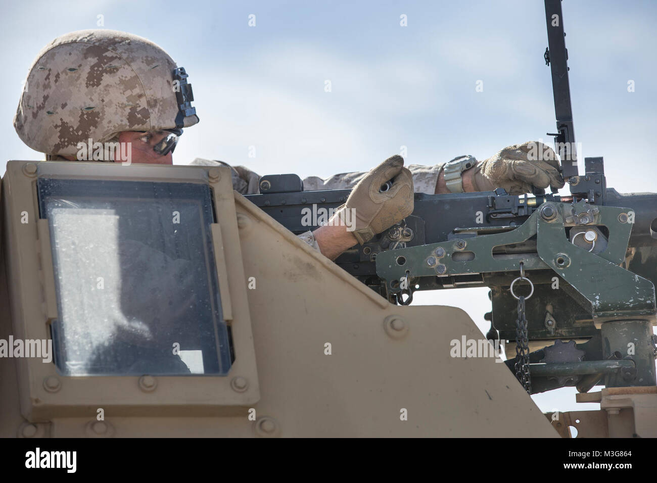 U.S. Marine Corps Lance Cpl. Justin W. Schrock, a low altitude air ...