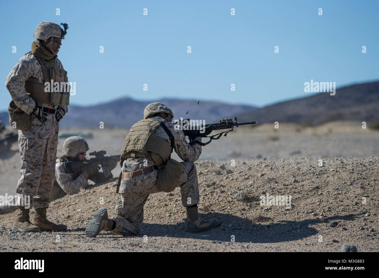 U.S. Marine Corps Sgt. Michael J. Williams, a low altitude air defense ...