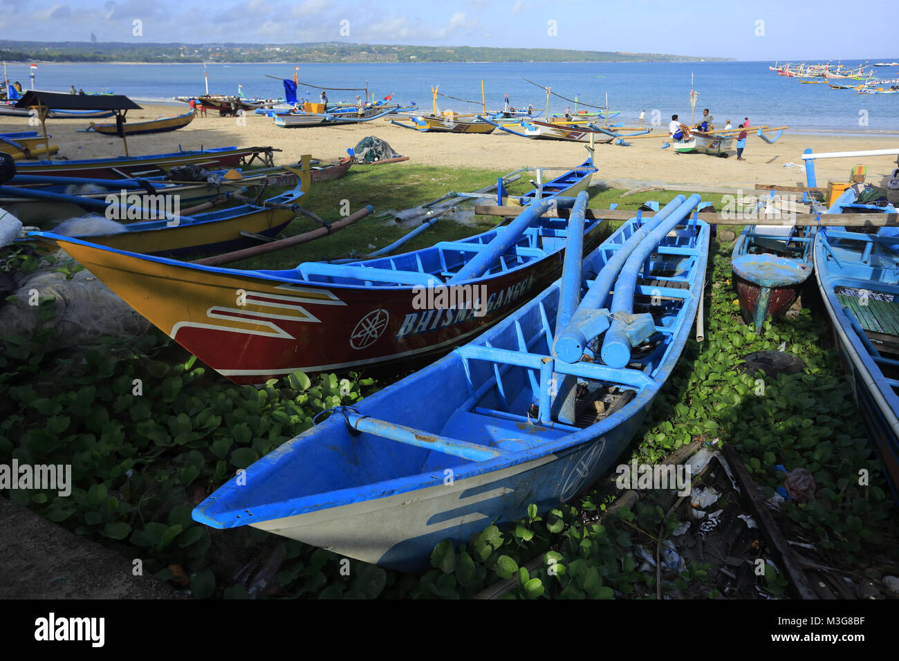 Jimbaran bali indonesia fishing boat hi-res stock photography and ...