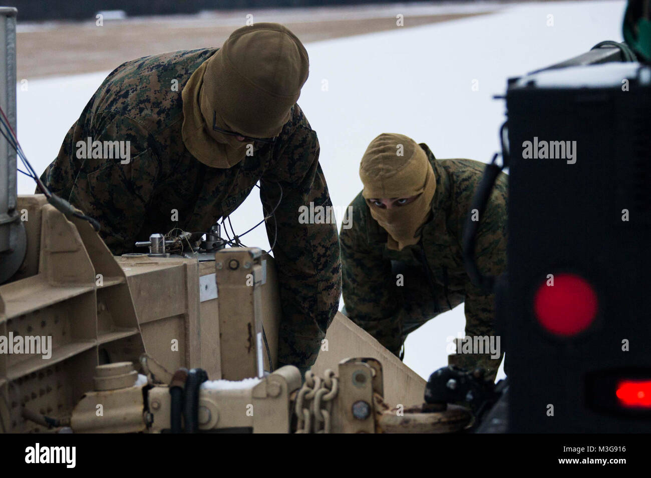 U.S. Marines with Marine Unmanned Aerial Vehicle Squadron (VMU) 2 ...