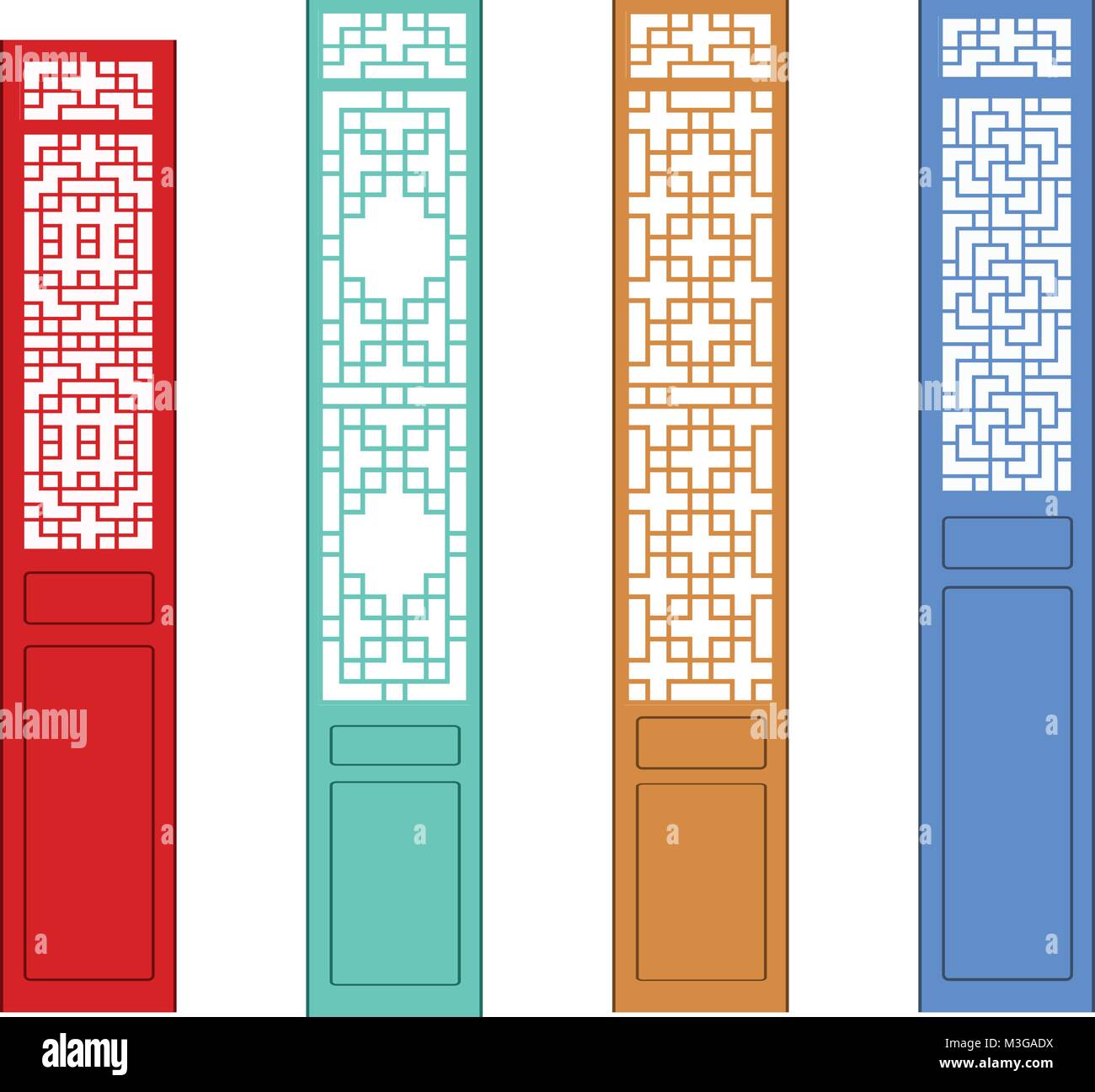 Chinese Style Window Frame Stock Photos & Chinese Style Window Frame ...