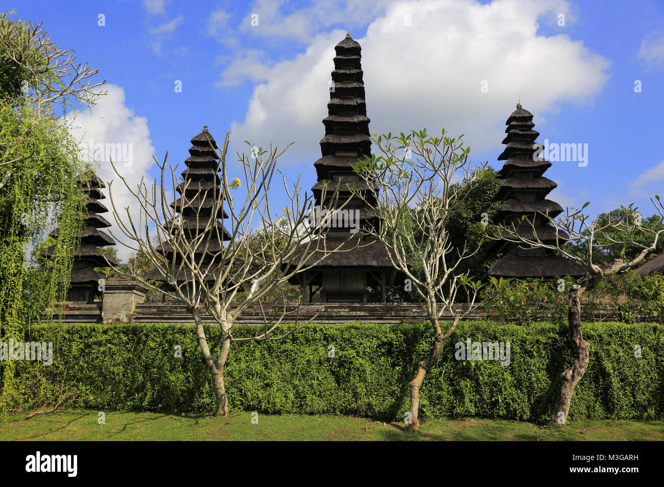 Pura Taman Ayun Temple. Meru Towers in main sanctum. Mengwi. Bali ...