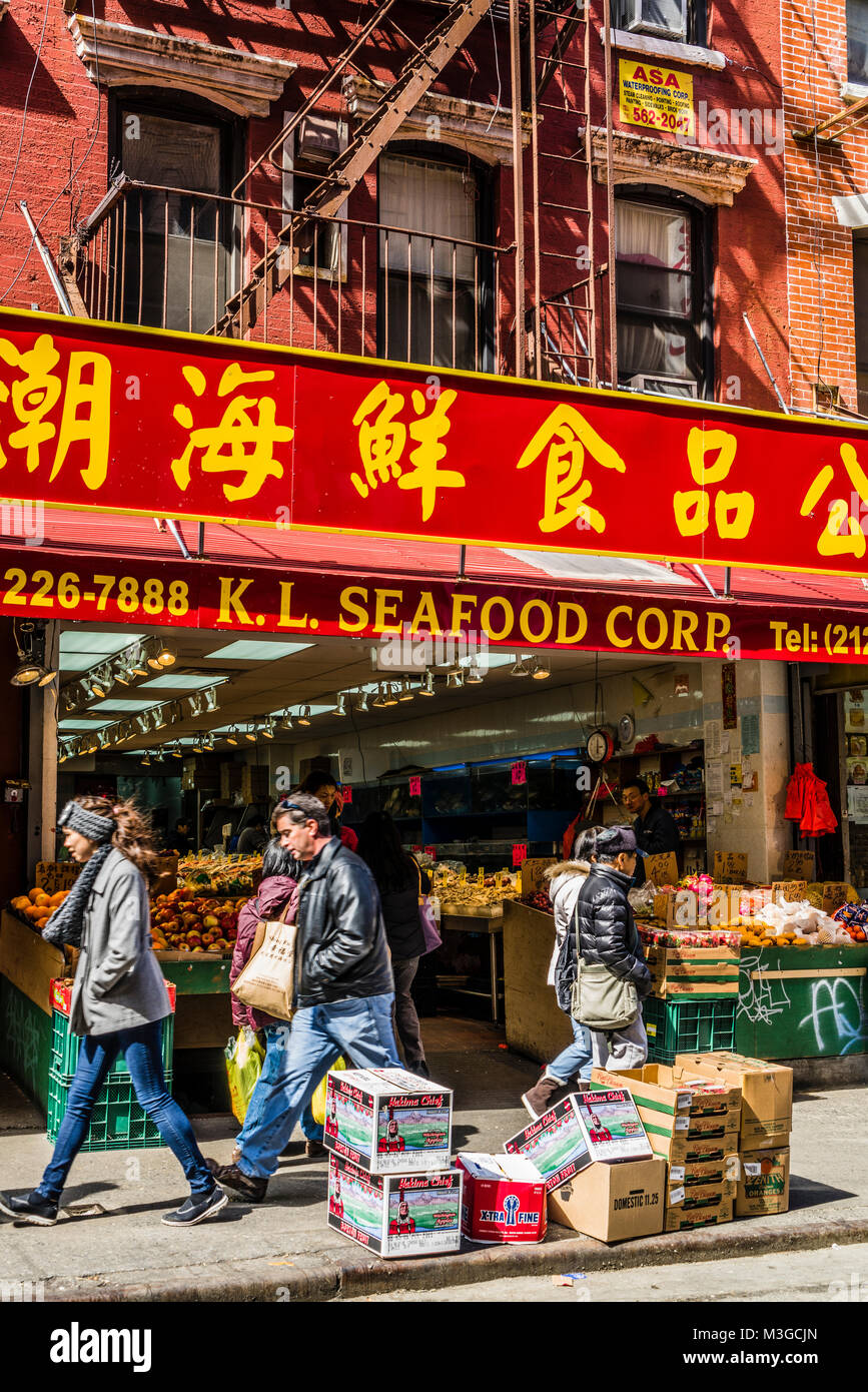 Chinatown Manhattan New York, New York, USA Stock Photo - Alamy