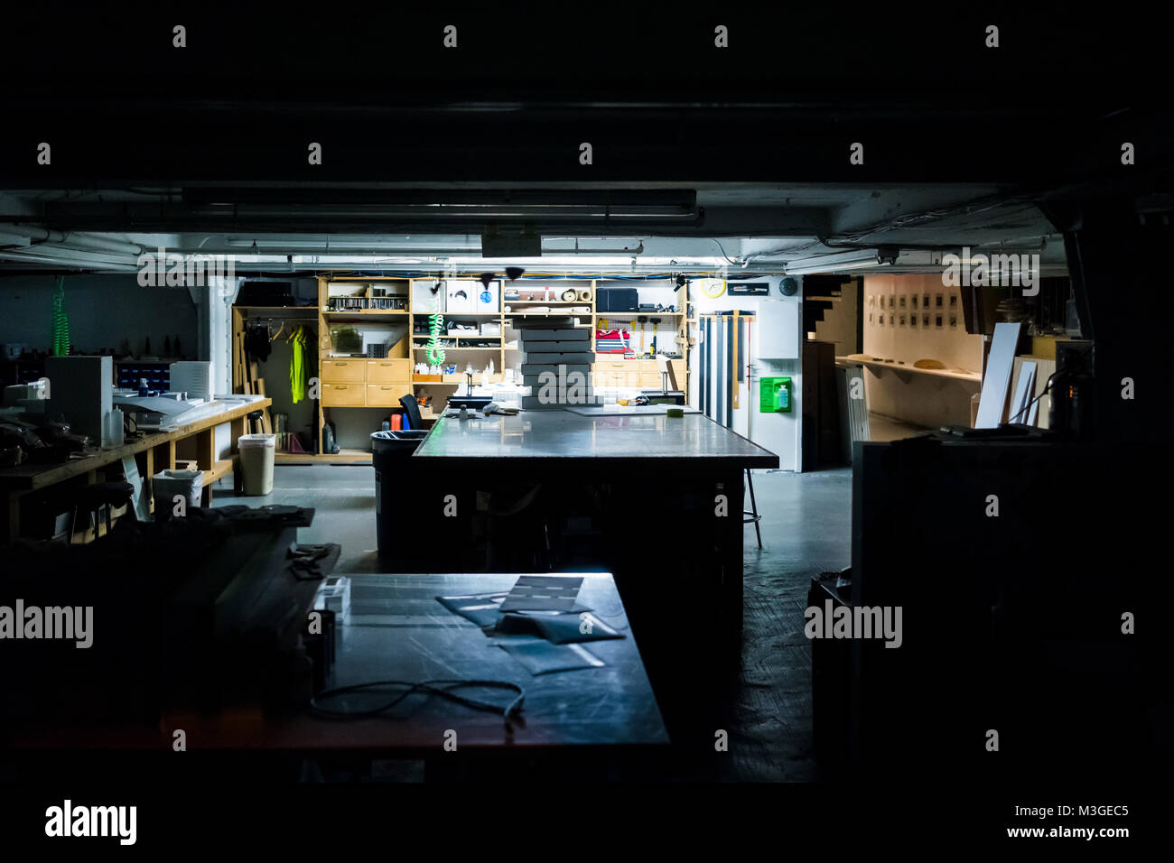 Dark Art Studio Design