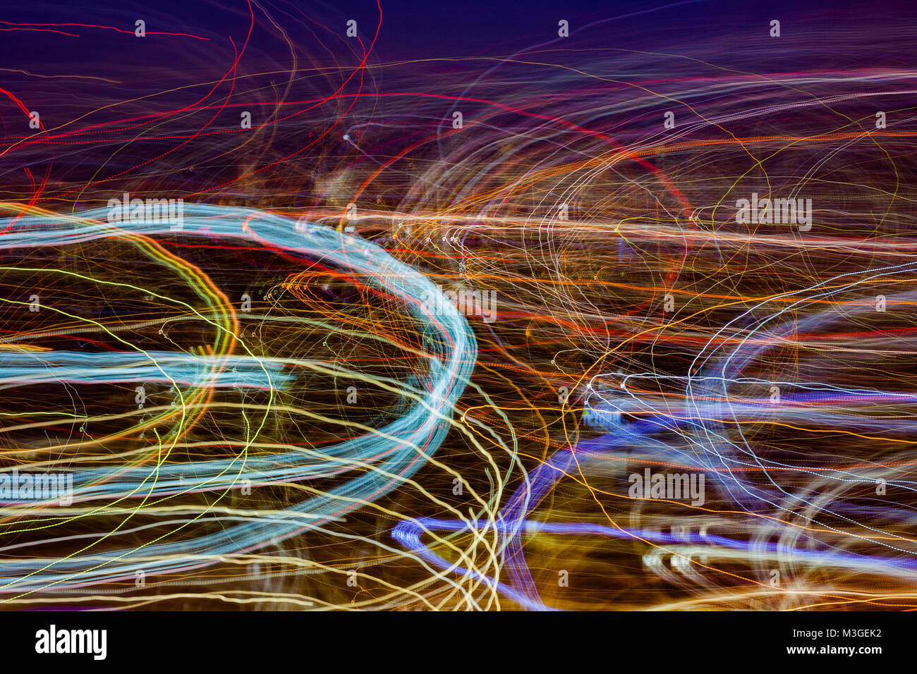 Abstract light painting Stock Photo - Alamy