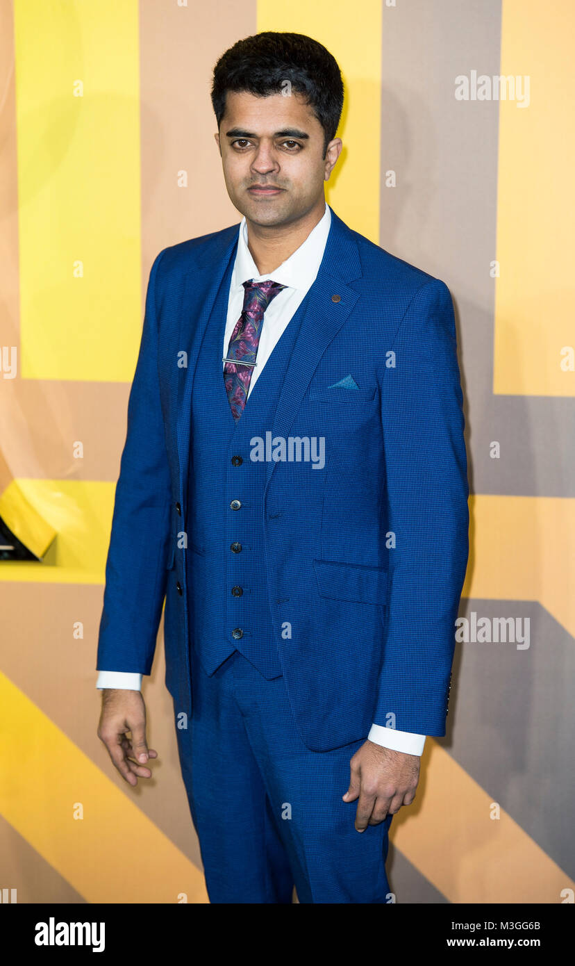 Divian Ladwa attends the European Premiere of Marvel Studios' 'Black ...
