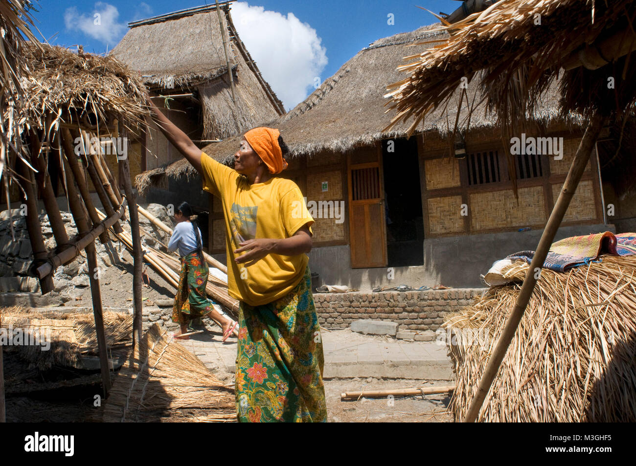 Lombok, south of the island is the heart of the traditional sesaks ...
