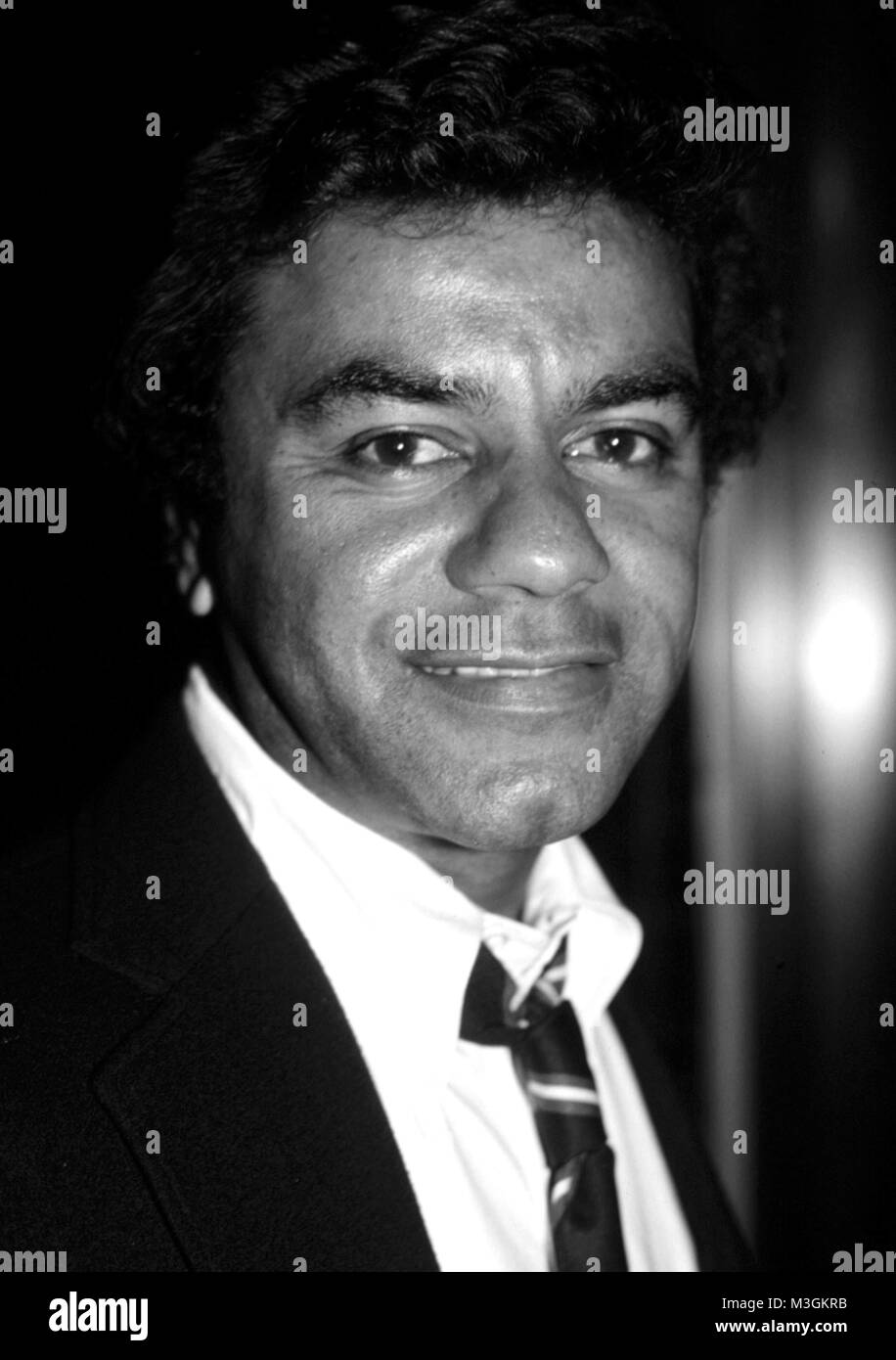 Johnny Mathis 1989 photographed in New York City. Credit: Walter ...