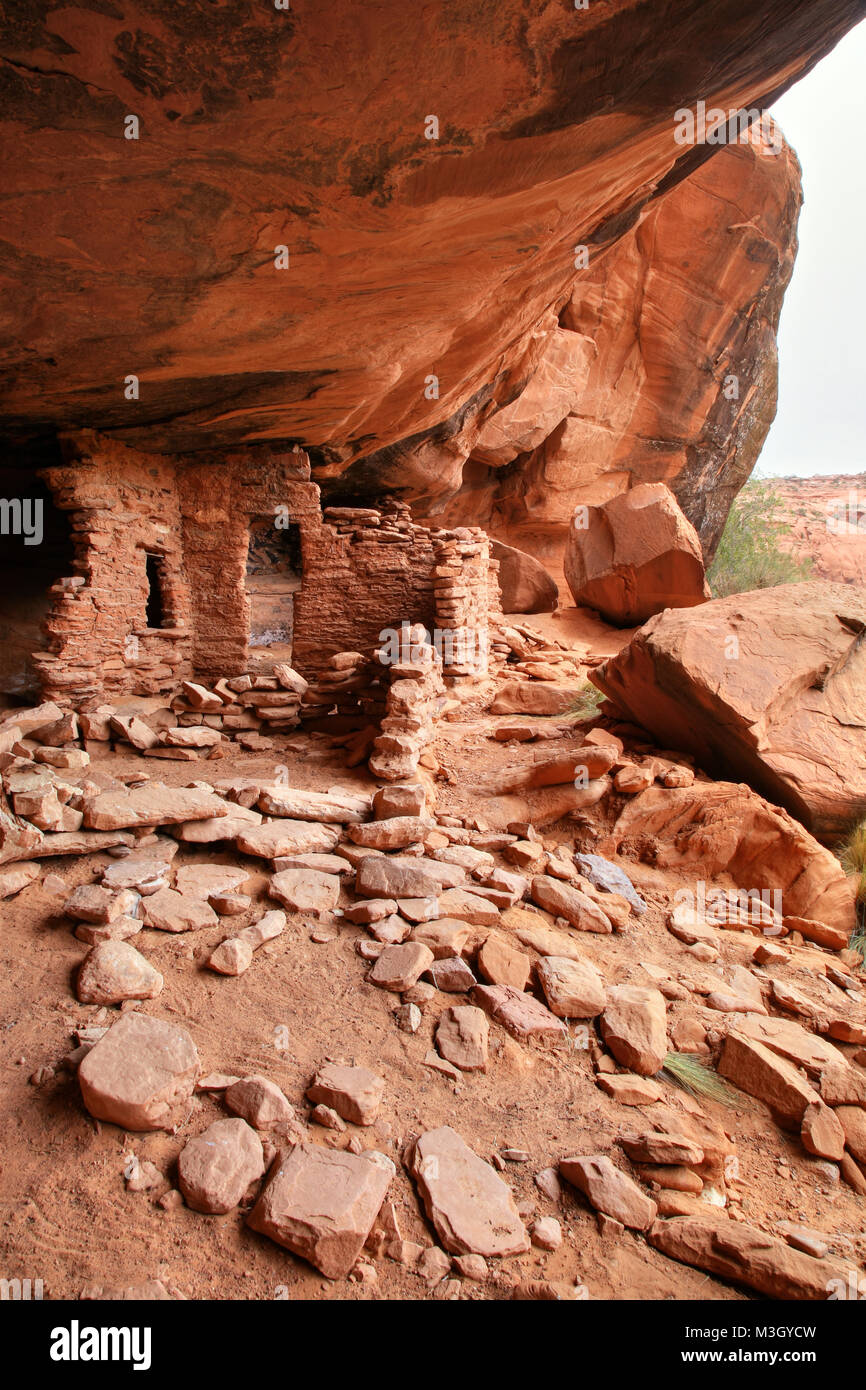 Castle Creek indian ruins in Southern Utah Stock Photo - Alamy