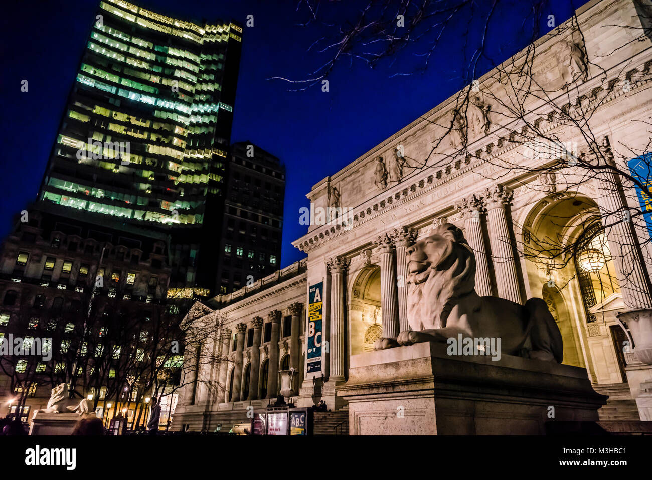 New York Public Library Manhattan New York, New York, USA Stock Photo ...