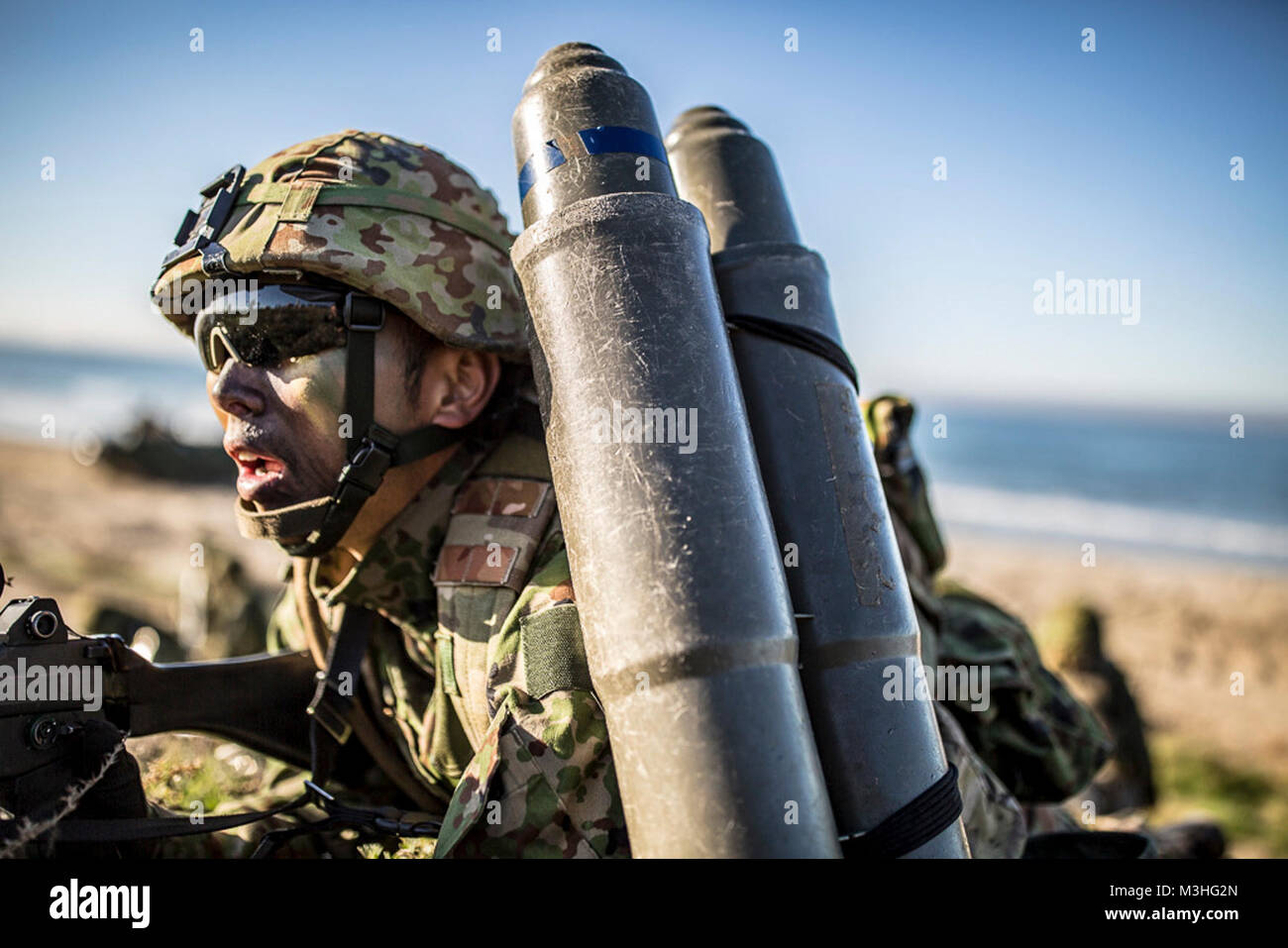 MARINE CORPS BASE CAMP PENDLETON, Calif. –A Japanese Soldier with the ...
