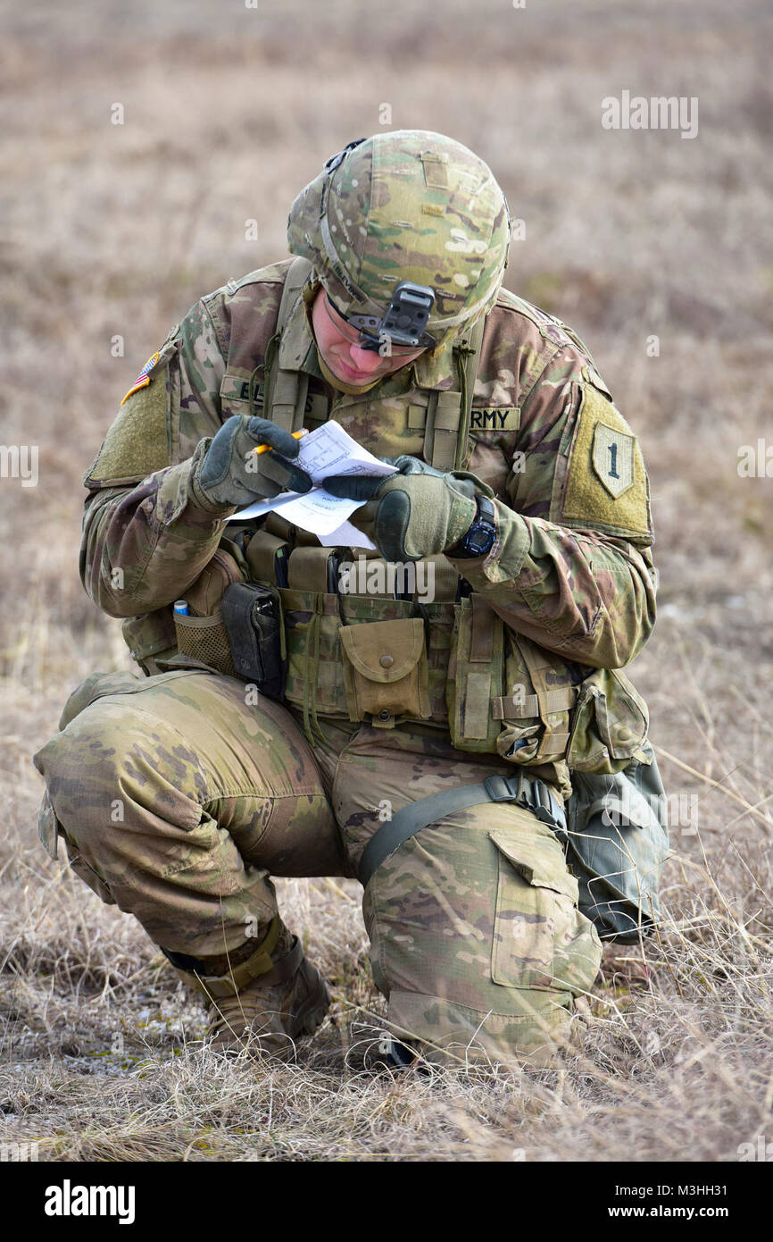 A U.S. Army Paratrooper assigned to the 1st Battalion, 503rd Infantry ...