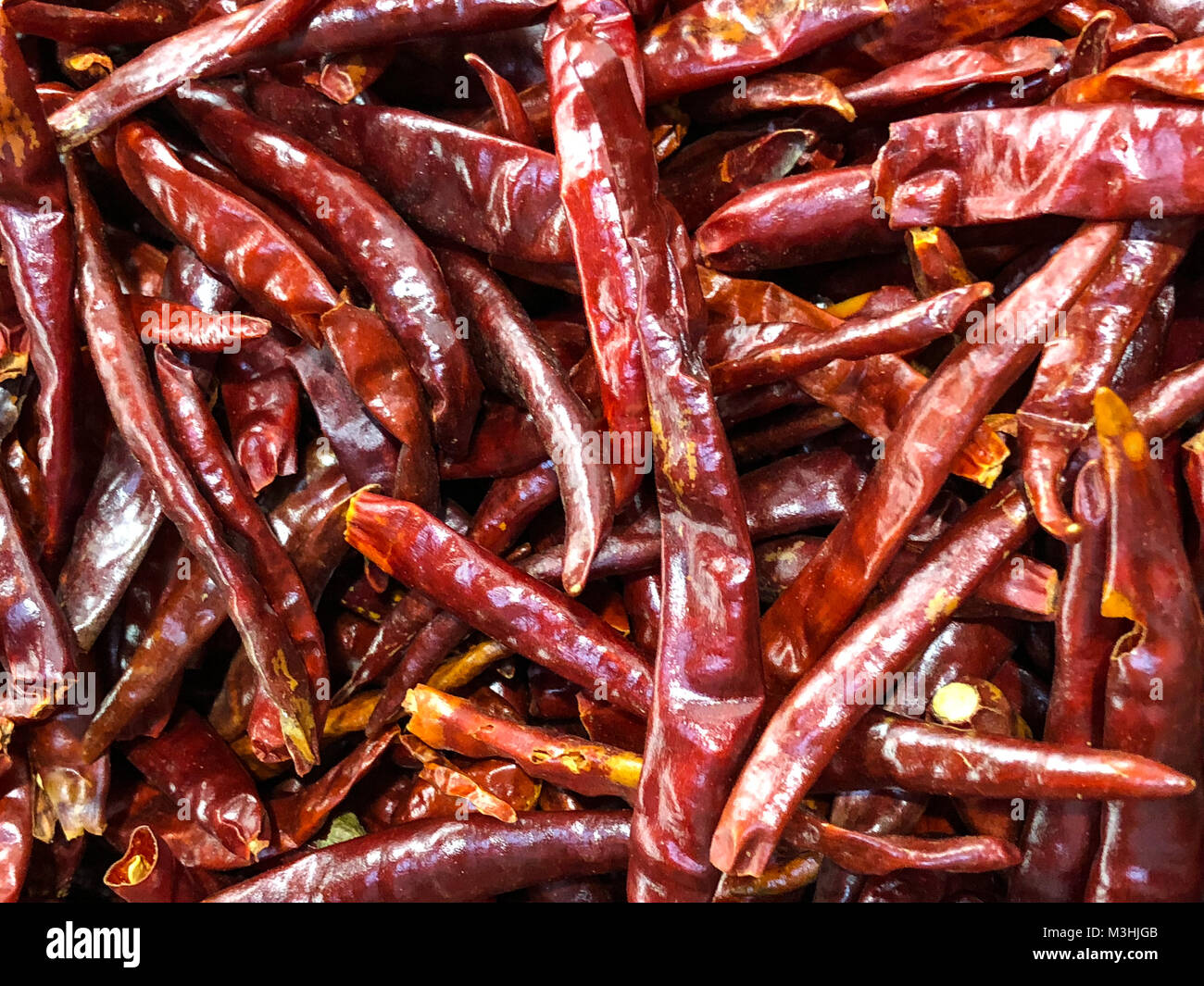 large group of red chili peppers - background, wallpaper Stock Photo ...