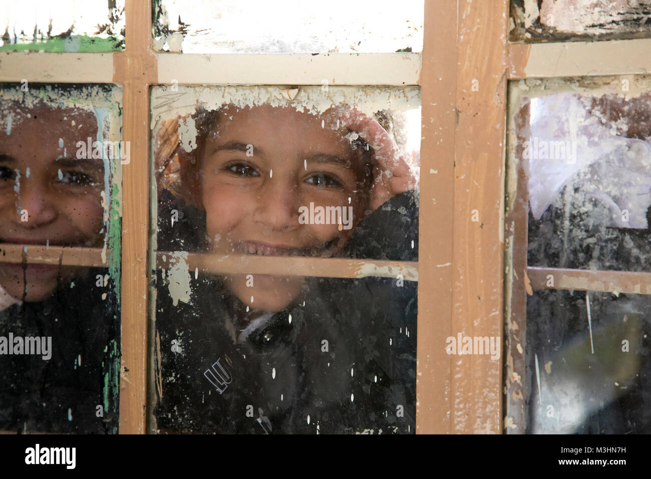 Young Iraqi students pose for a Stock Photo - Alamy
