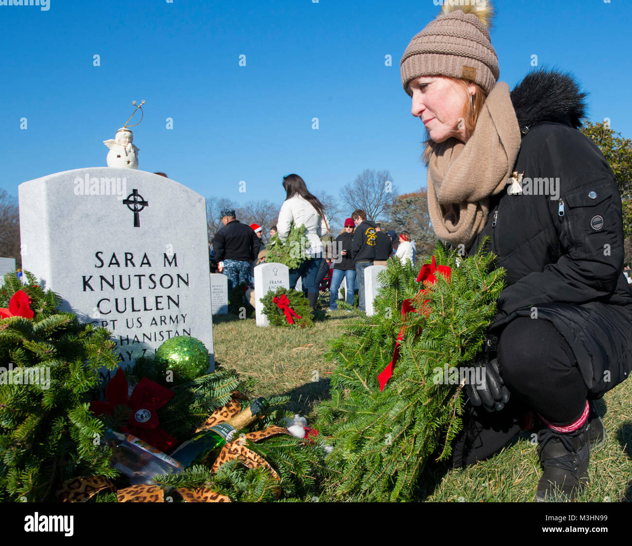 Military event at arlington national cemetery hi-res stock photography ...