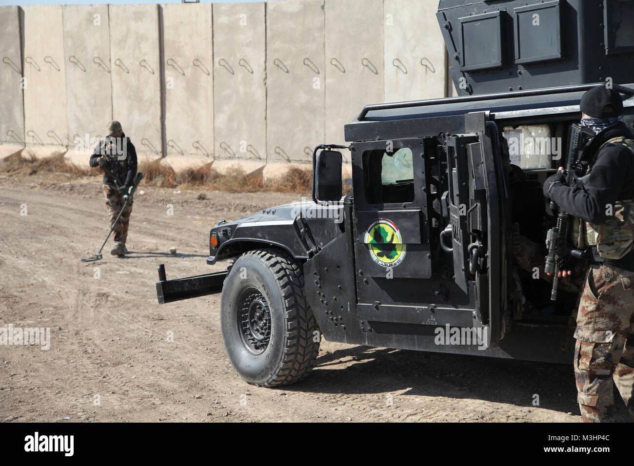 French Coalition forces teach counter improvised explosive device (C ...