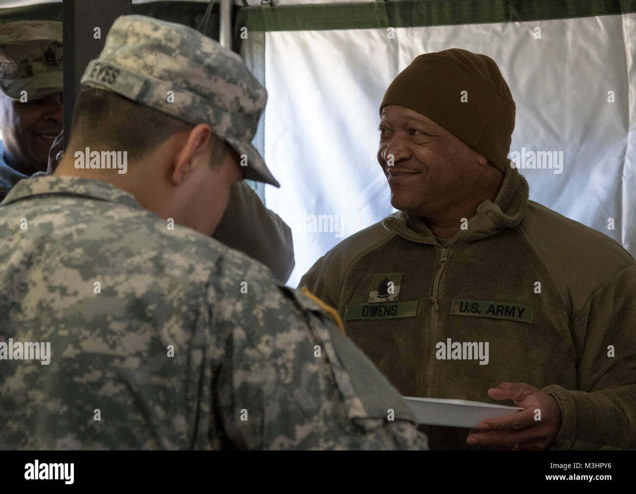 Command Sgt. Major Craig Owens, command sergeant major for the 200th ...