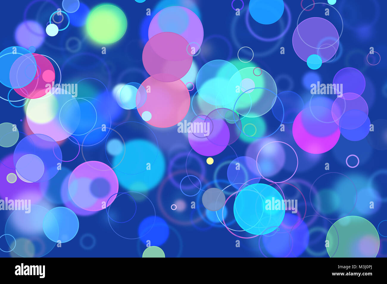 Colorful random circles or bubbles shape & pattern for design ...