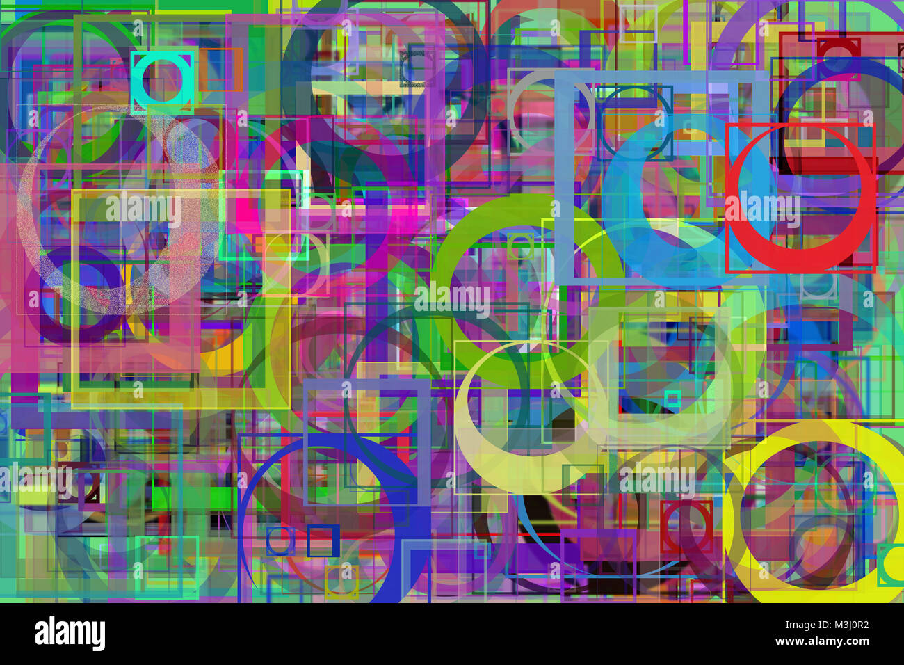 Colorful random circles or bubbles shape & pattern for design ...