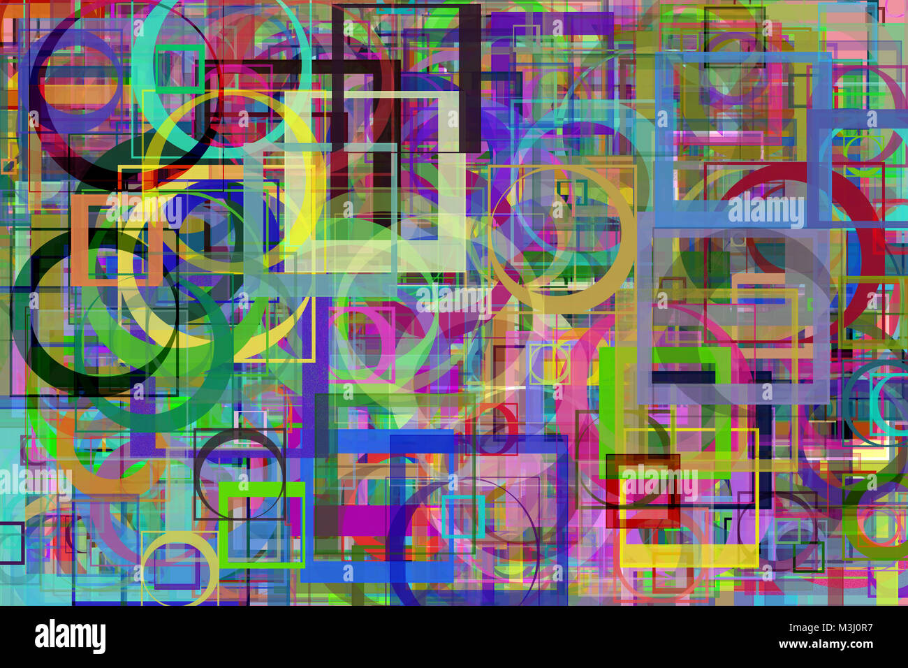 Colorful random circles or bubbles shape & pattern for design ...