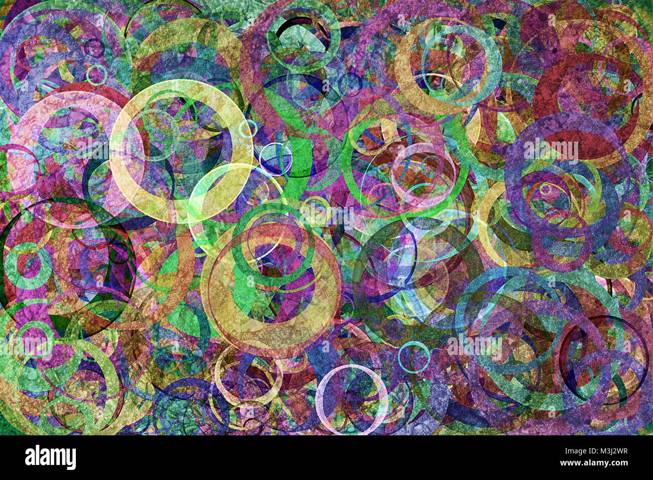Colorful random circles or bubbles shape & pattern for design ...