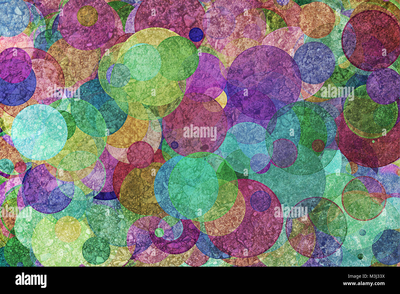 Colorful random circles or bubbles shape & pattern for design ...