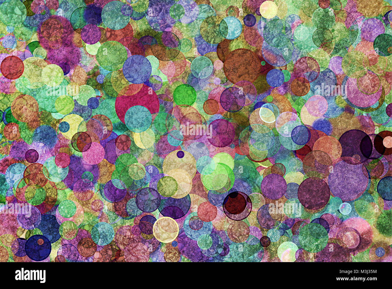 Colorful random circles or bubbles shape & pattern for design ...