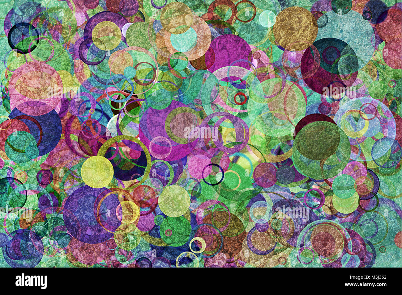 Colorful random circles or bubbles shape & pattern for design ...