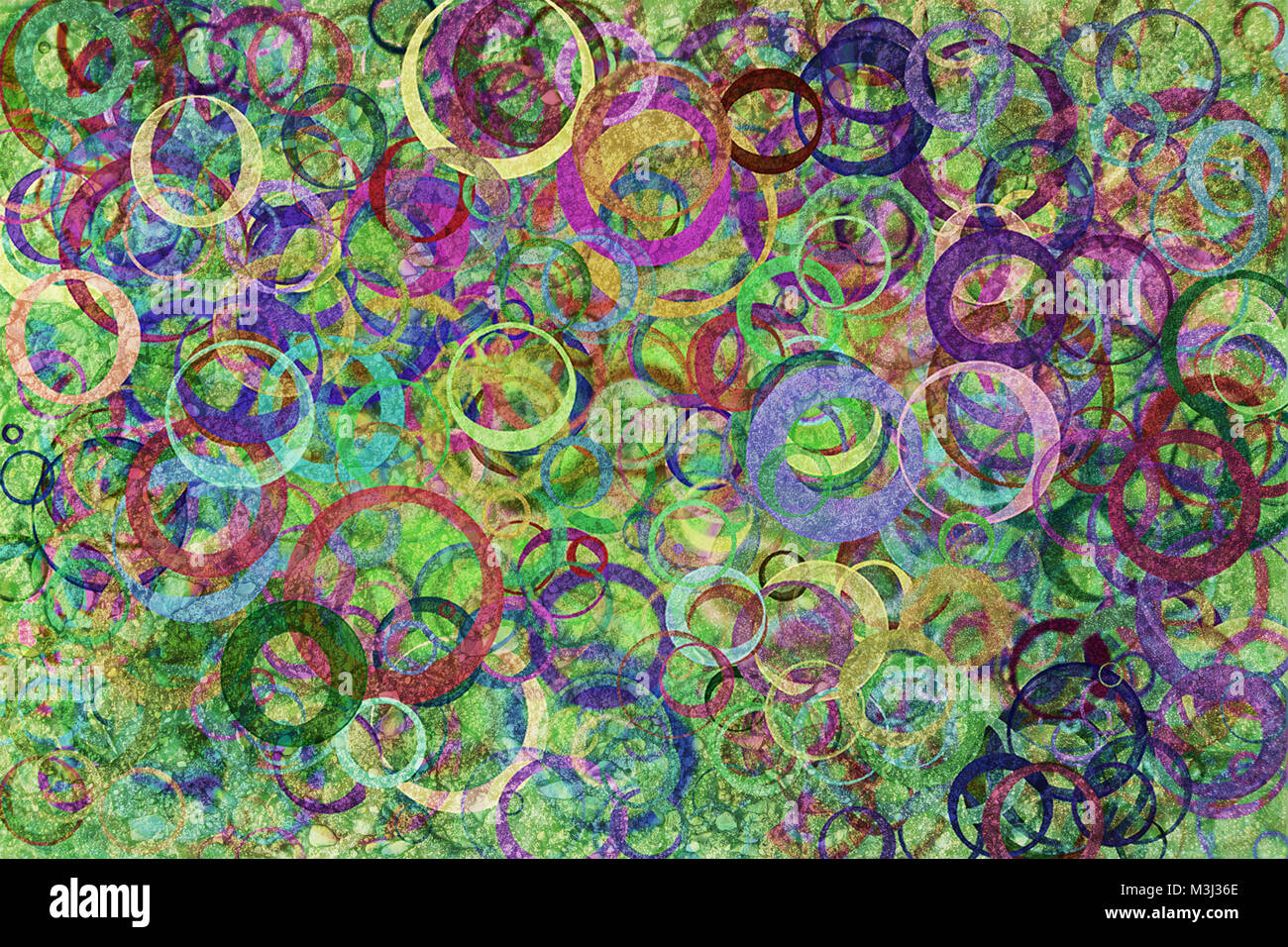 Colorful random circles or bubbles shape & pattern for design ...