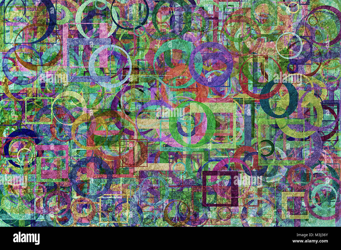 Colorful random circles or bubbles shape & pattern for design ...