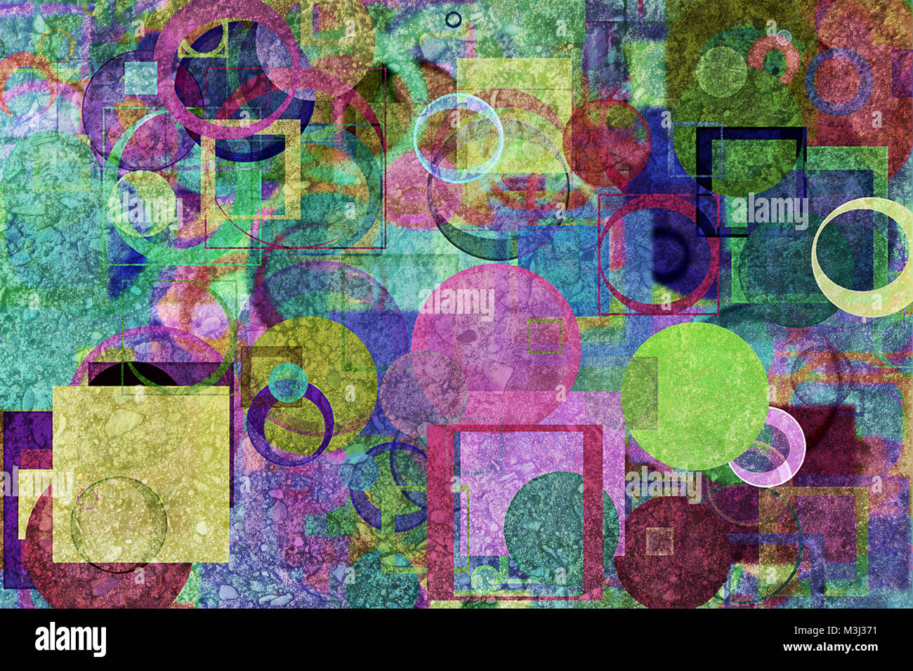 Colorful random circles or bubbles shape & pattern for design ...